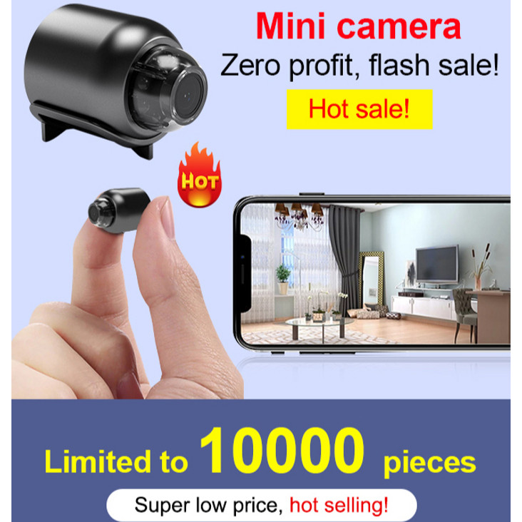 Smart 360° Surveillance Camera Smartphone Link HD Video Motion ...