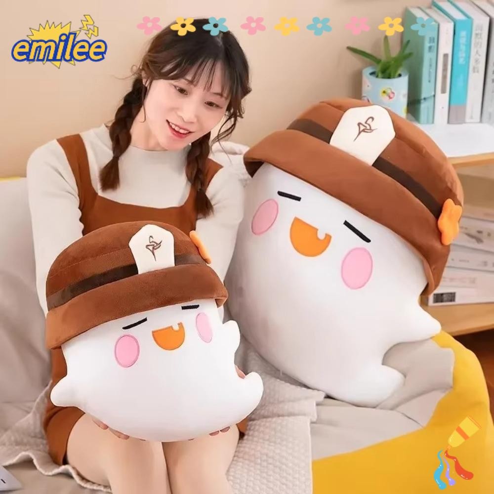 EMILEE Plush Toy, Hu Tao Genshin Impact Plush Ghost Doll, Cartoon Anime ...