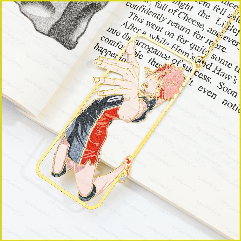 SnOw Anime Haikyuu Hinata Shoyo Metal Hollow Bookmark Chain Graduation ...