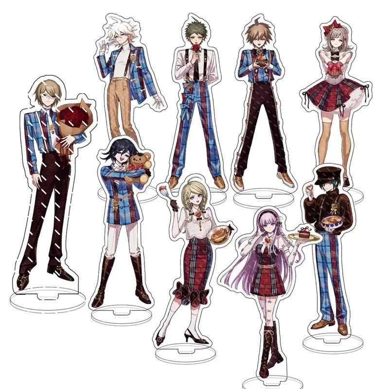 Anime figure DangDangan Ronpa 15cm Acrylic Stand Kyouko Kirigiri Makoto ...