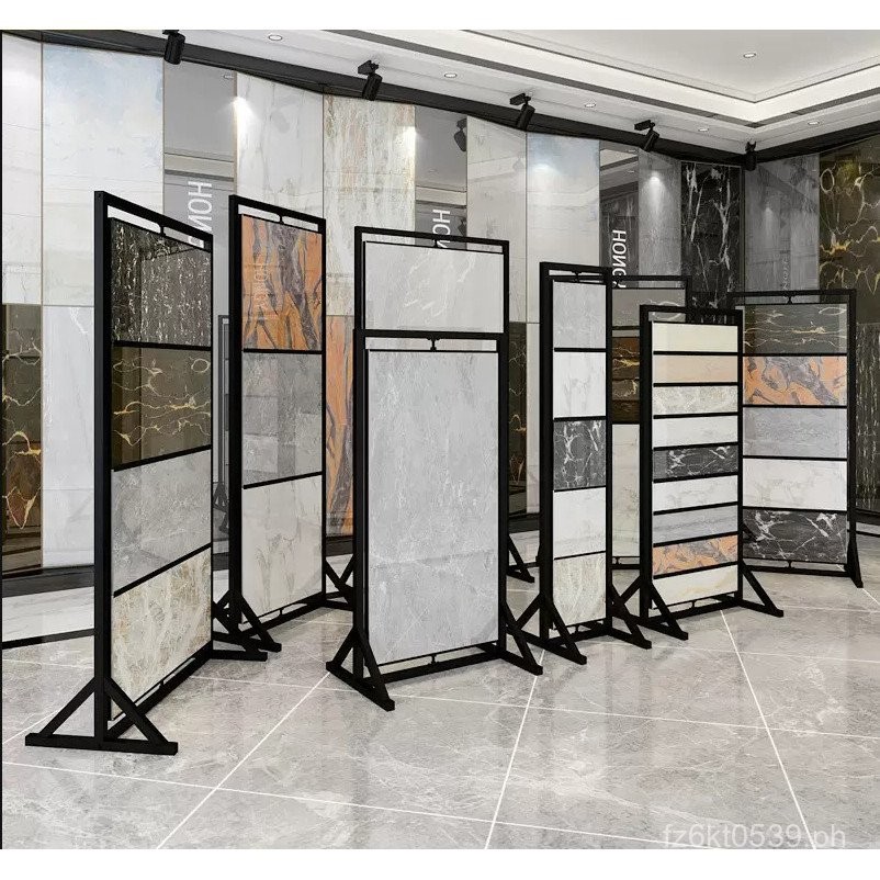 Tile Display Stand Floor Standing Large Board Stand Double-Sided ...