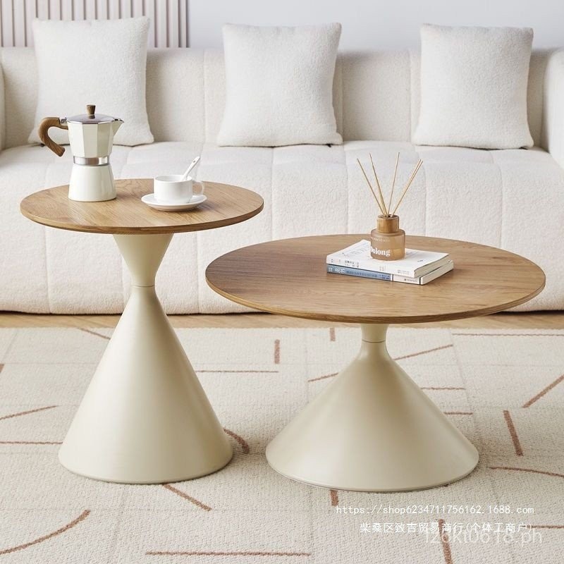 Living Room Mobile Home Modern Trendy Combination Solid Wood Small Apartment Coffee Table Nordic ...