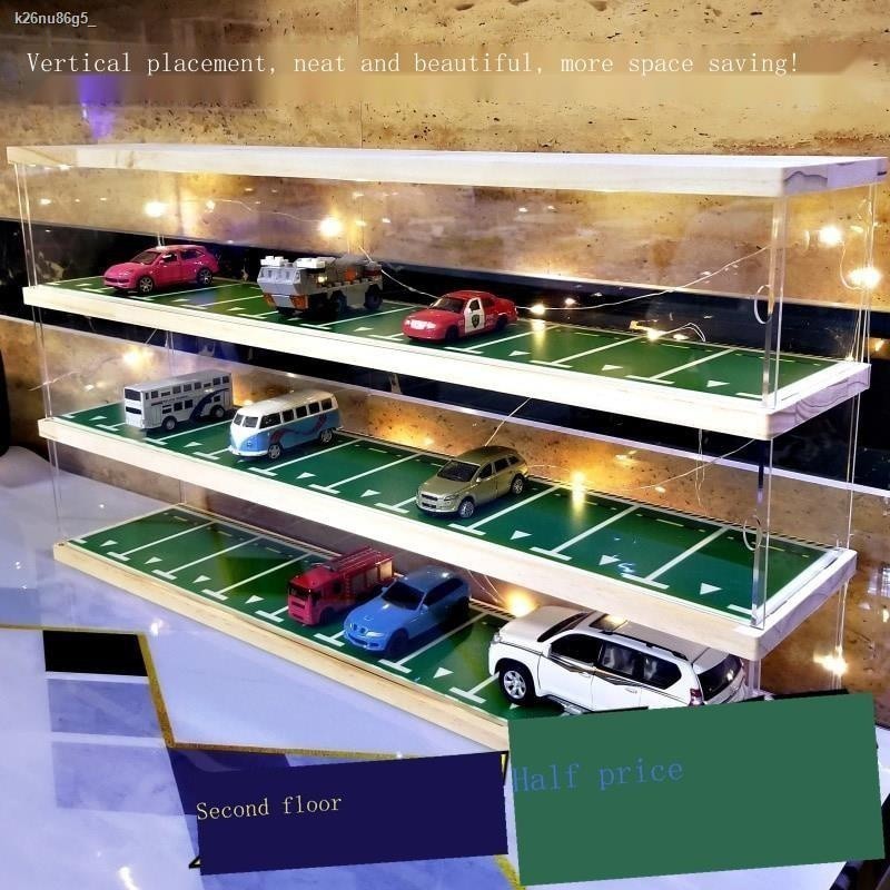 Toy car model transparent display box shelf car hot wheel storage box ...