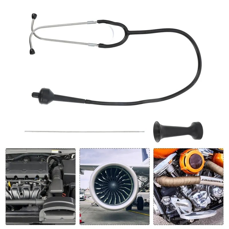 1Set Auto Cylinder Stethoscope, Mechanics Stethoscope Car Engine Block ...