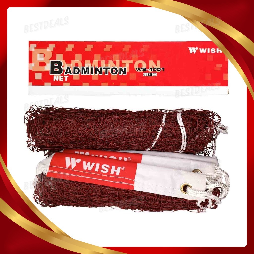 Wish WS-4001 Badminton Net (Nylon) | Shopee Philippines
