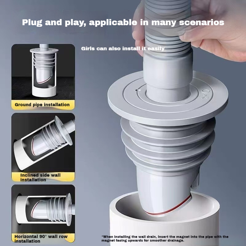 Bathroom One-Way Check Valve Kitchen Sewer Dedicated Check Valve Anti ...