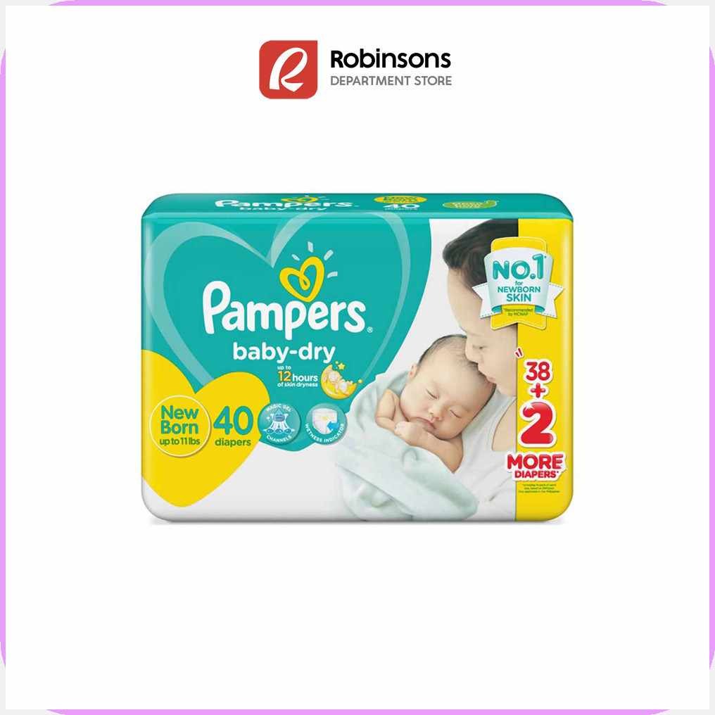 Pampers^P(Baby@Rr@Gt@Jy@ZT@Aq@c Wu@Dry Taped Value New Born 40s ...