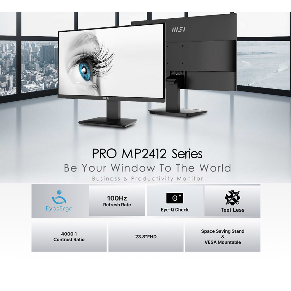 EasyPC | MSI Pro MP242 / MP242P/MP223/ MP2412/MP251/MP225V 75Hz and ...
