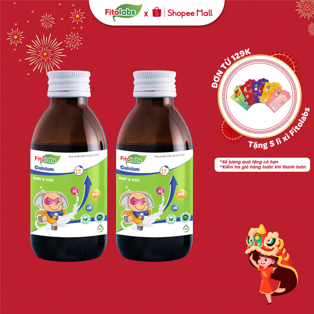 [COMBO]Organic Calcium for Babies Calcium FITOLABS Helps Strong Bones ...