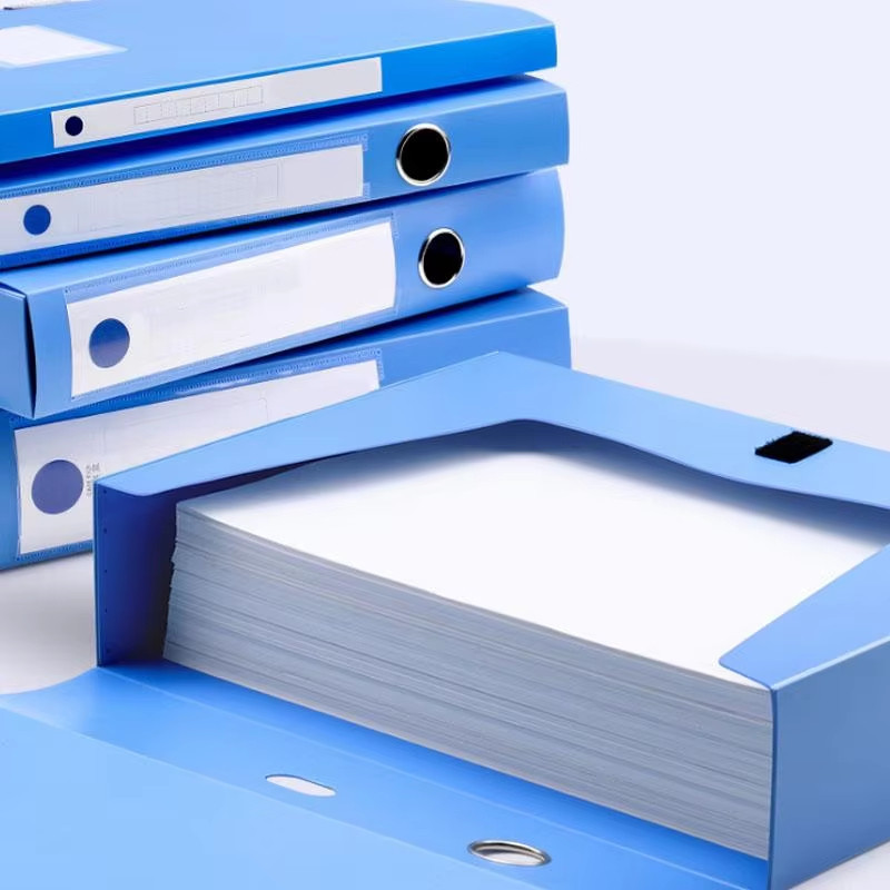 Thickened Plastic File Box A4 Standing Test Paper Bag Data Storage ...