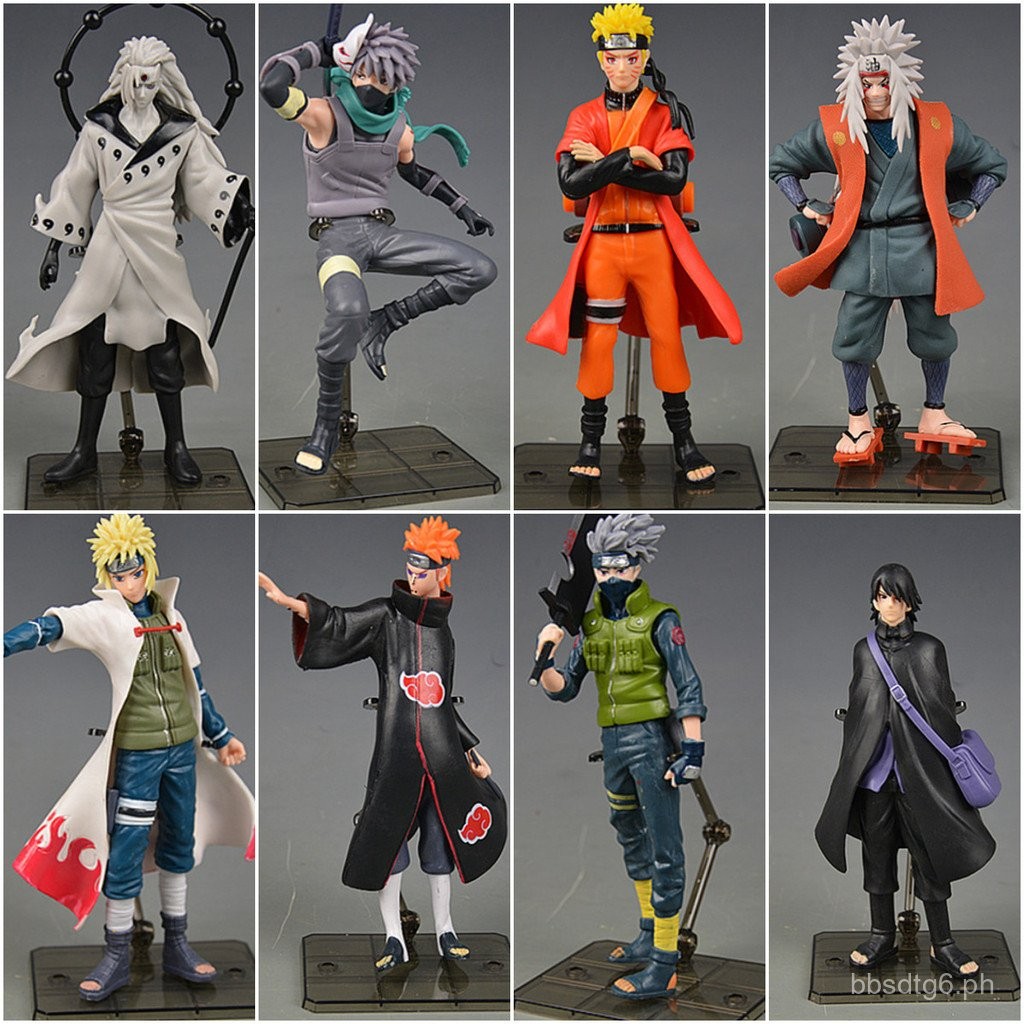 Naruto Figure Model Ornament Uzumaki Kakashi Sasuke Itachi Pain Toy ...