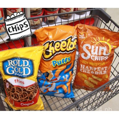 Cheetos Puffs Snack Food Sun Chips Golden Rold Gold Pretzels | Shopee ...
