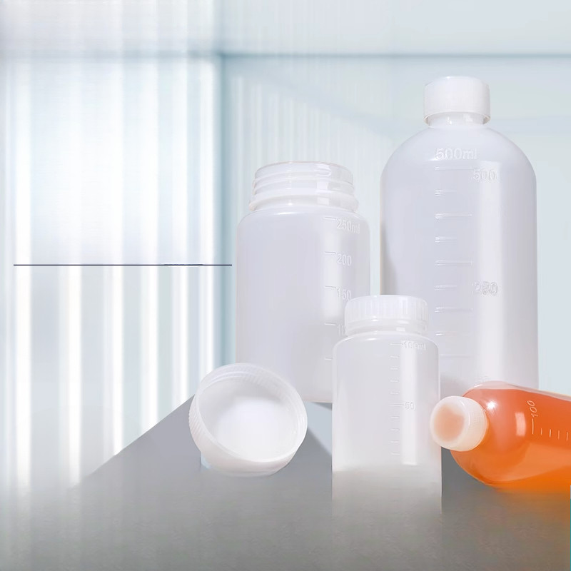 Polyethylene Plastic Bottle pe Plastic Reagent Bottle Wide Mouth ...