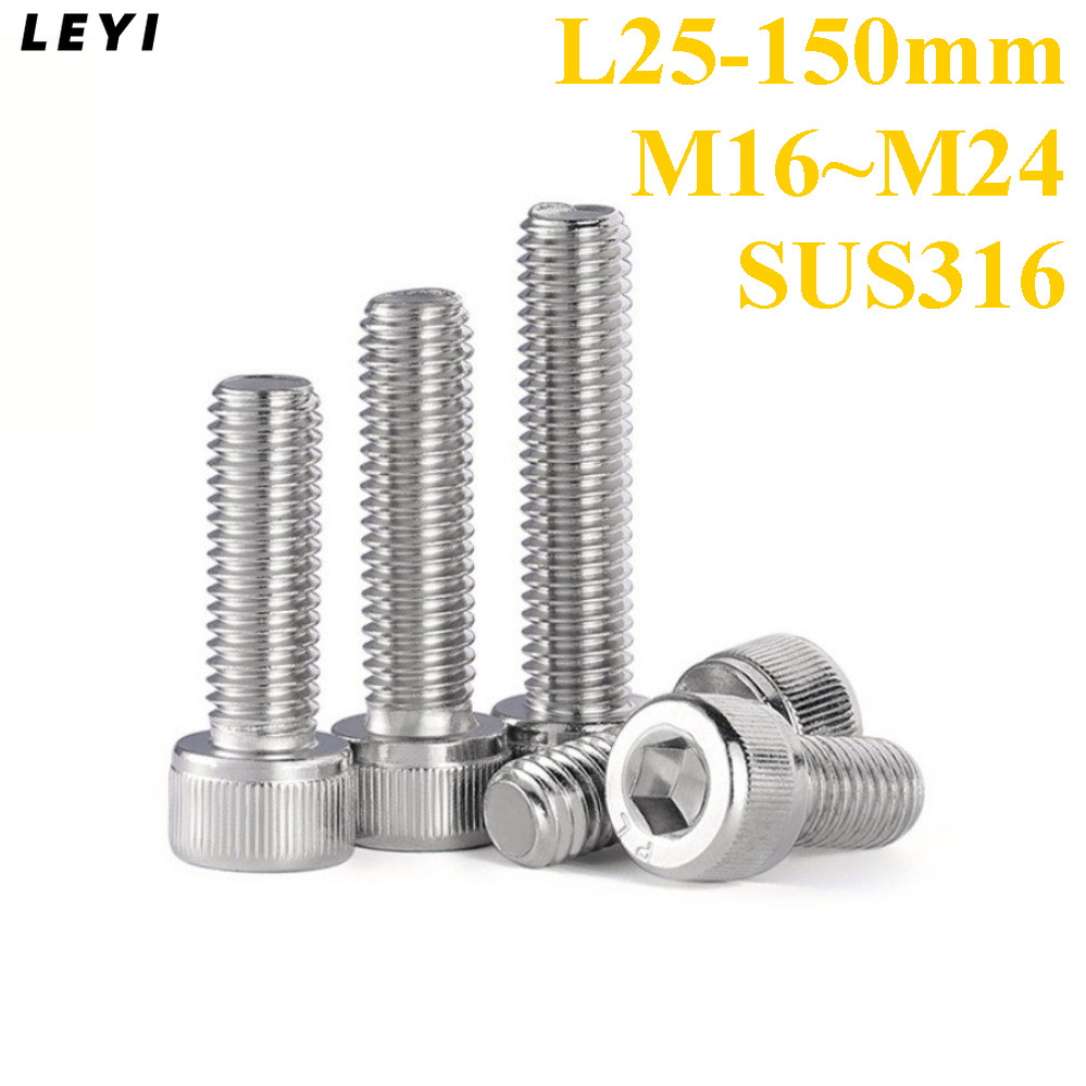SUS316 Stainless Steel Cup Head Hexagon Socket Bolt Stainless Steel Hex ...
