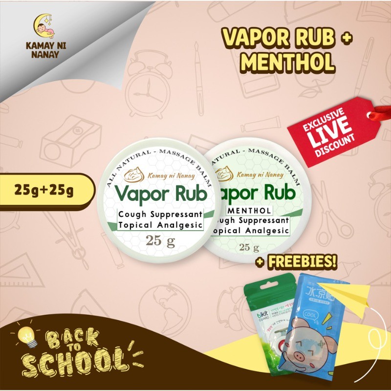 Exclusive Kamay ni Nanay Vapor Rub Menthol & Non Menthol for Baby 100% ...