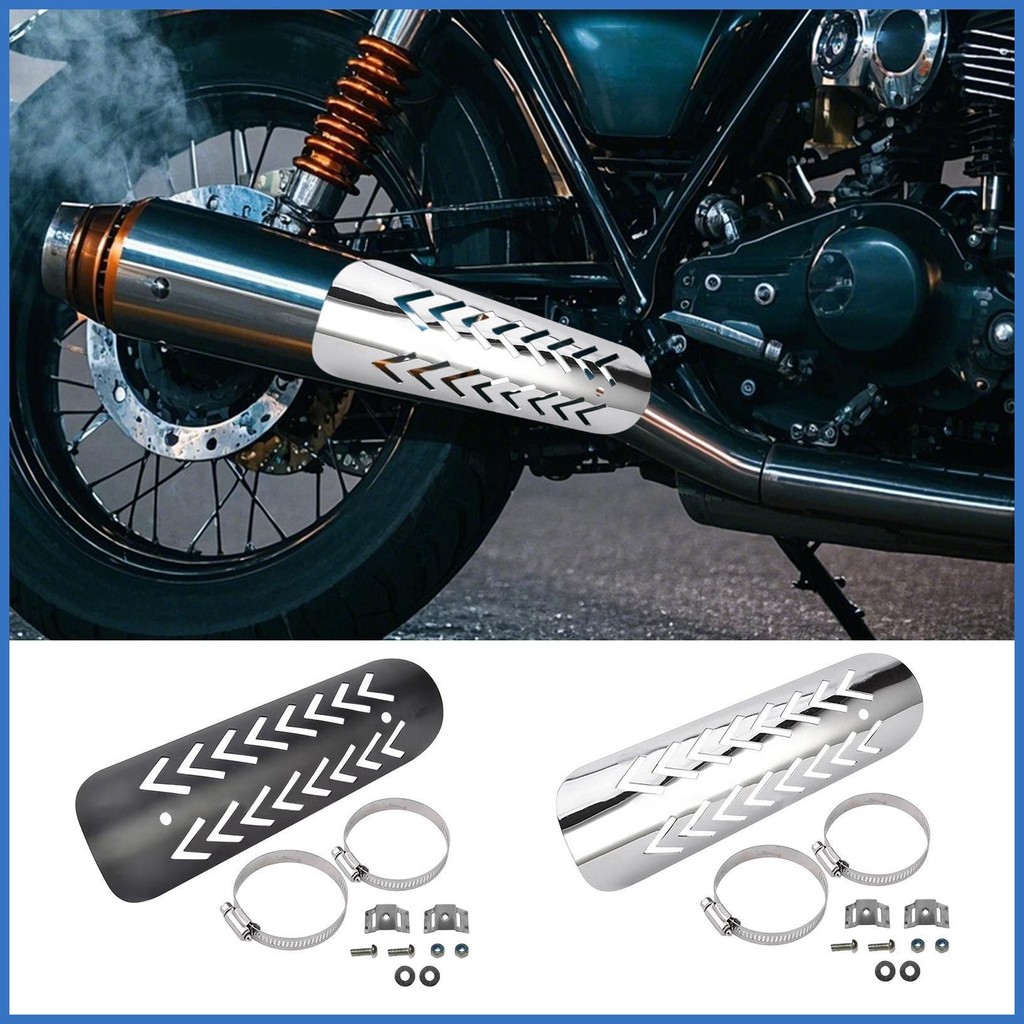 Exhaust Heat Shield For Motorcycle Anti-Scald Motorcycle Pipe Cover For ...