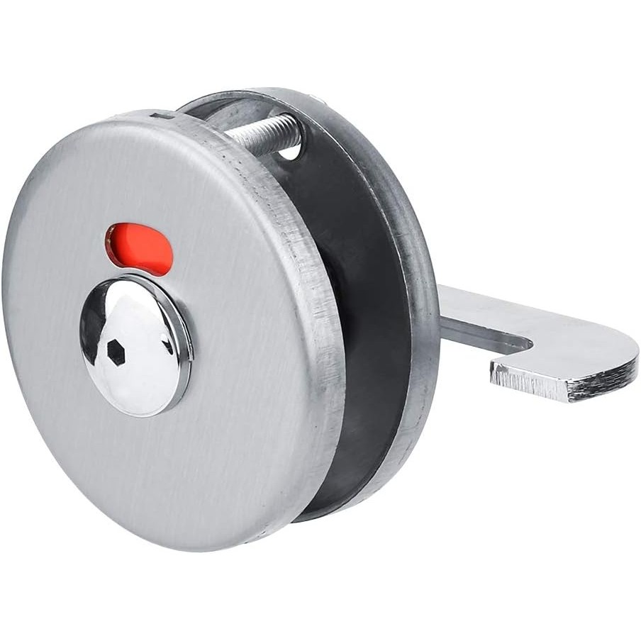 Stainless Steel Cubicle Toilet Bathroom Partition Rotating Door Lock ...