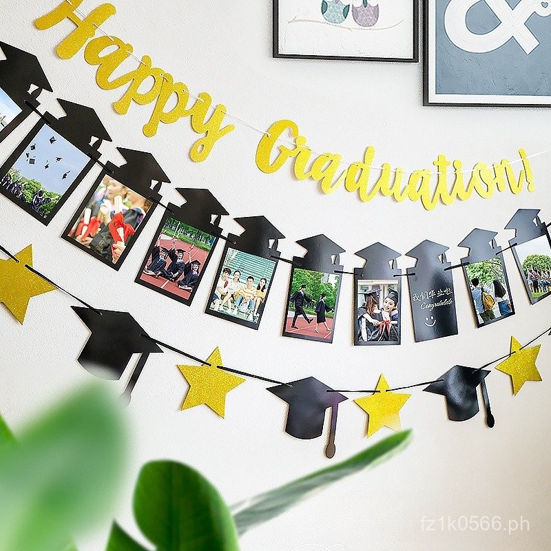 Decorative Party Doctoral Hat School Evening Graduation Scene ...