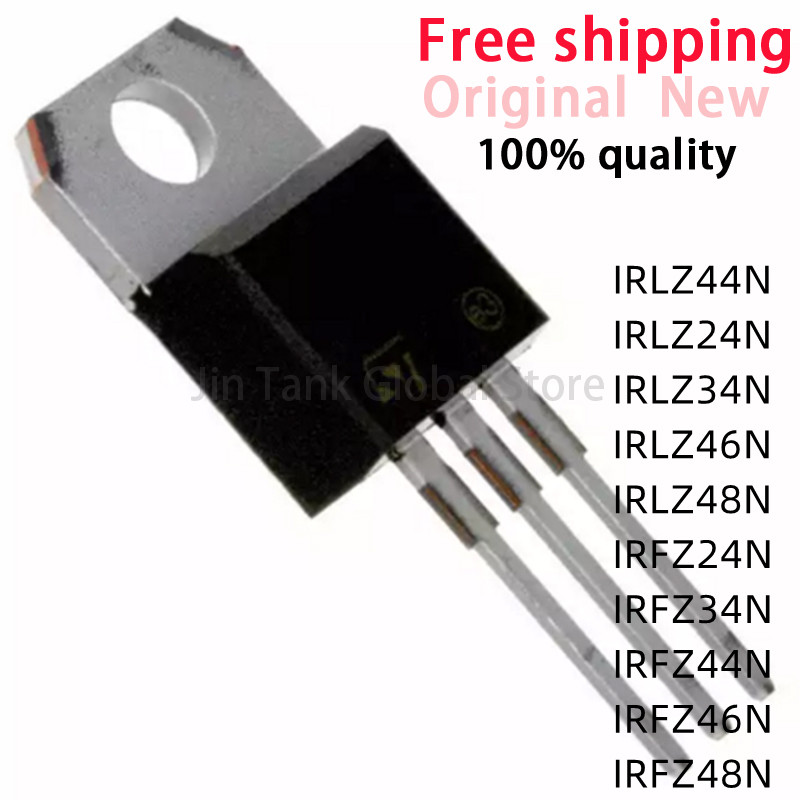 (10piece)100% New IRLZ44N IRLZ24N IRLZ34N IRLZ46N IRLZ48N IRFZ24N IRFZ34N IRFZ44N IRFZ46N ...