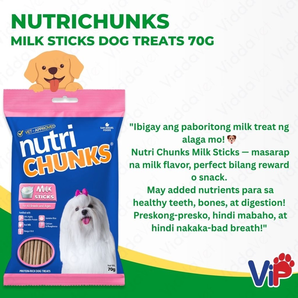Nutrichunks MilkFlavored Sticks Bites The Ultimate Treat for Pups ...
