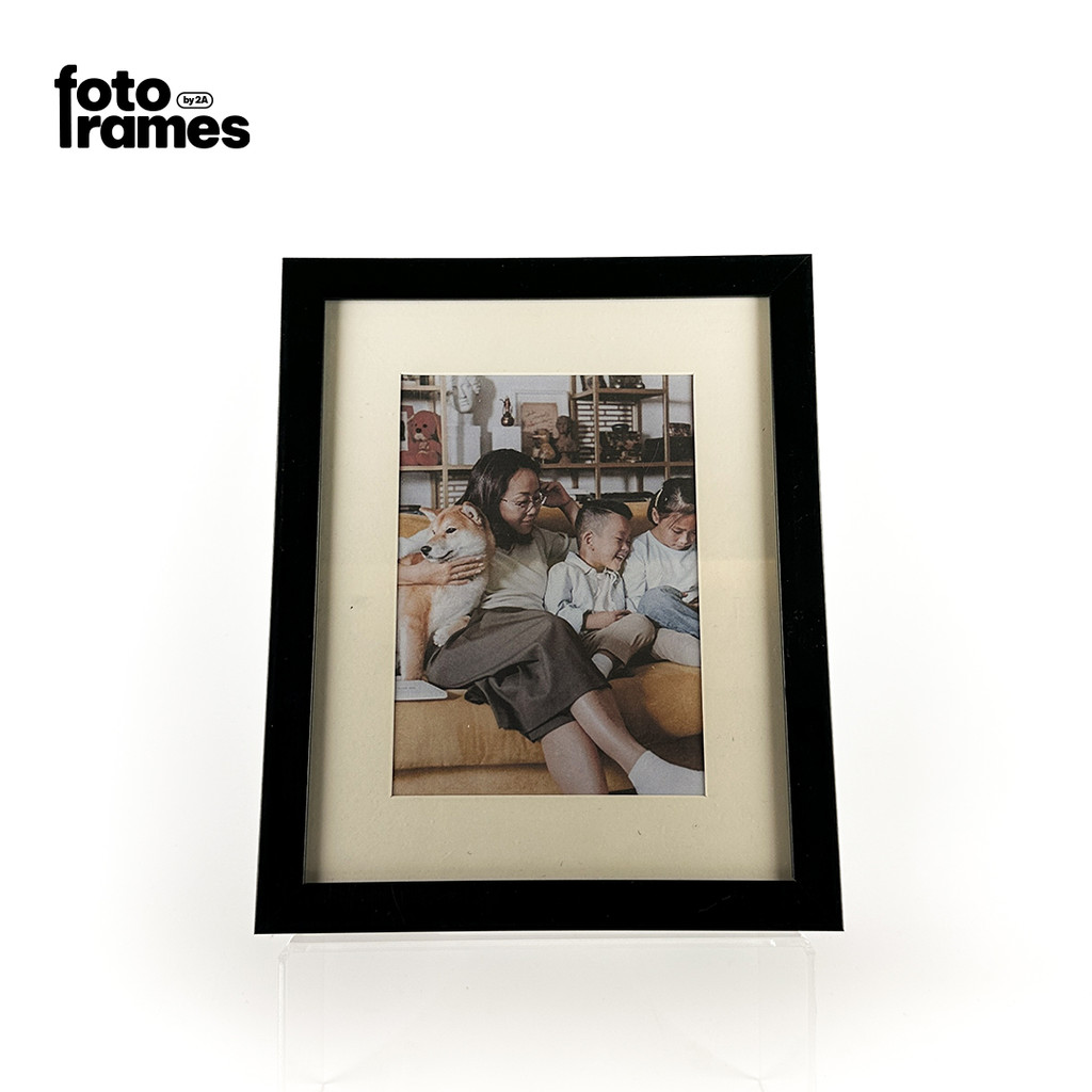 fotoframesby2a Picture Frame Photo Frame Wall Decor with Matting Black ...