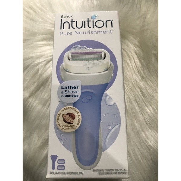 Schick Intuition Razor Handle, 1 Handle with (2 Cartridge) | Shopee ...