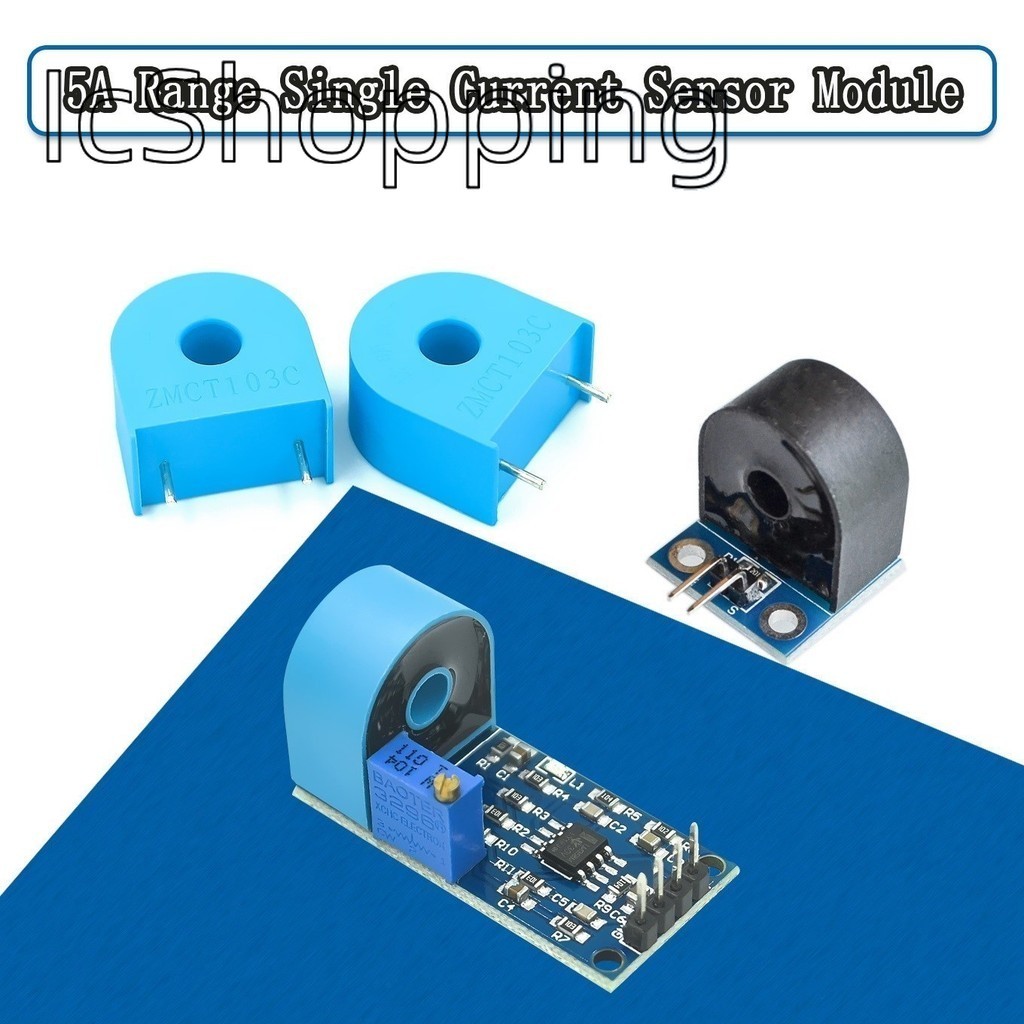 ZMCT103C 5A Range Single Phase AC Active Output Onboard Precision Micro Current Transformer ...