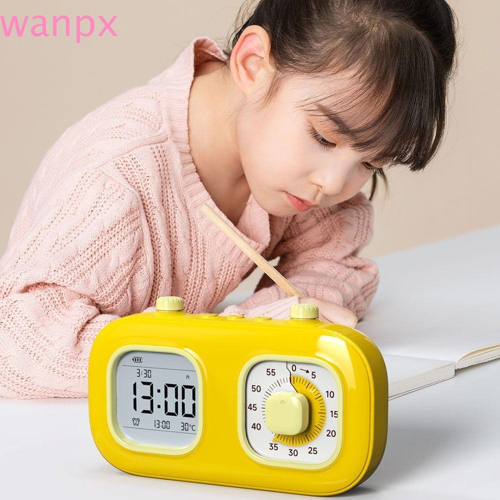 WANPX Reminder Clock, Small ABS Desk Digital Clock, Creative Mute ...