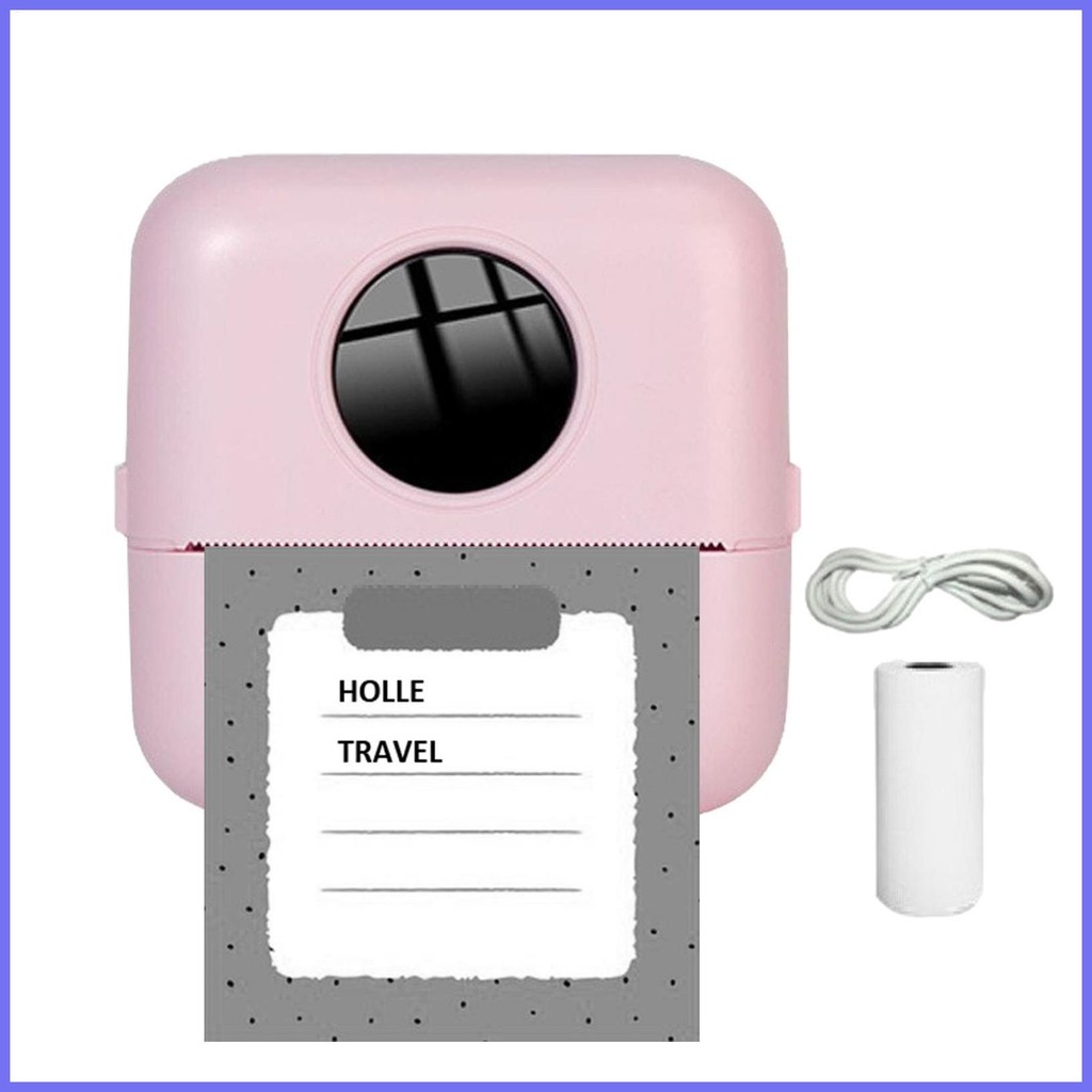 Sticker Printer Machine Inkless Portable Printer Wireless Design Small ...