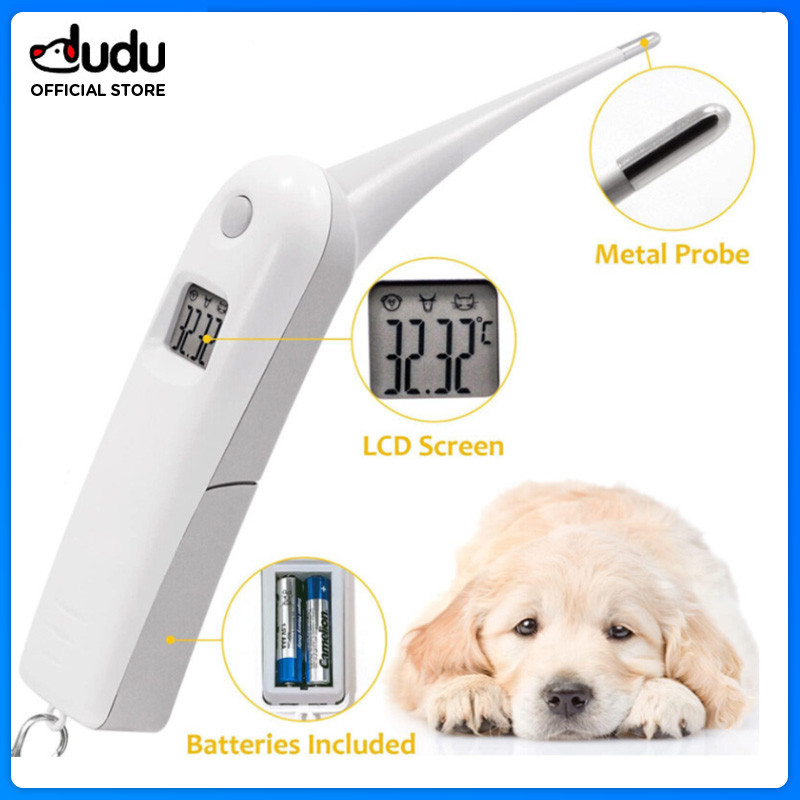 Dudu Dog Thermometer Fast Display Digital Veterinary Thermometer for ...
