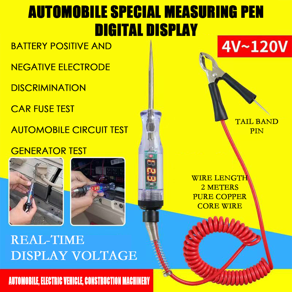 Multi-functional vehicle pen maintenance test circuit pen 3-36V/48V ...