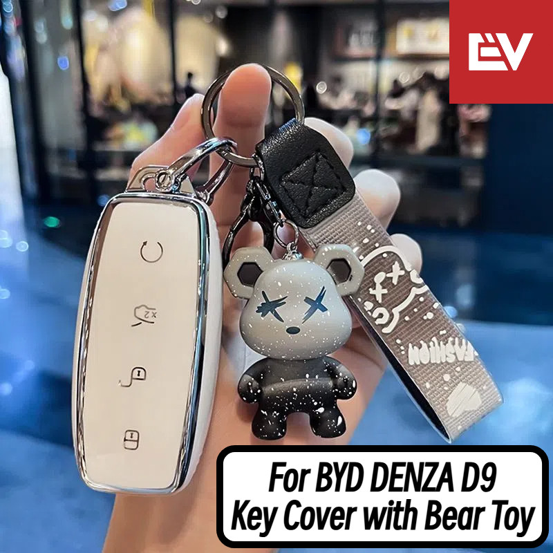 For BYD DENZA D9 Key Cover with Bear Toy | Shopee Philippines