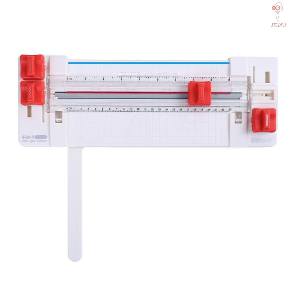 KW-trio 4in1 Mini Paper Trimmer Rotary Cutter 23cm Cut Length for A3 A4 ...