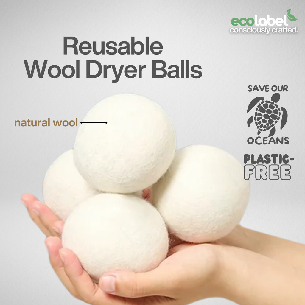 Eco-friendly Reusable Organic Wool Dryer Balls Sustainable Compostable ...