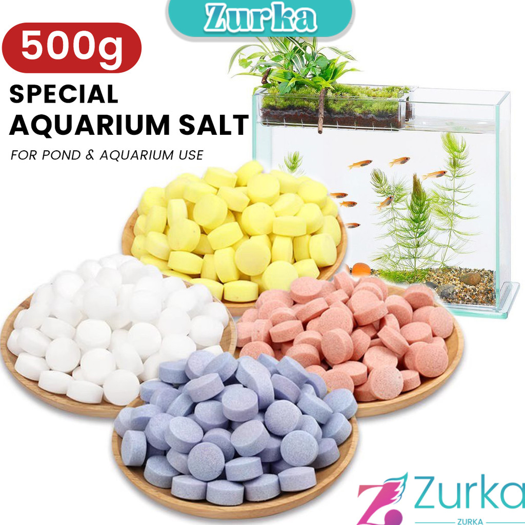 Zurka 500g Medicinal Aquarium Salt Aquarium Fish Diseases Treatment ...