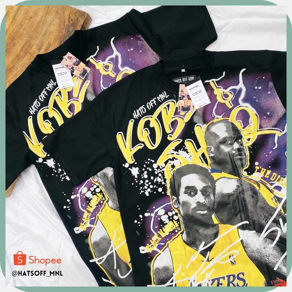 HATSOFFMNL,X#鈥KOBE&Wr^-)tU}SHAQ>Ly}TEE | Shopee Philippines