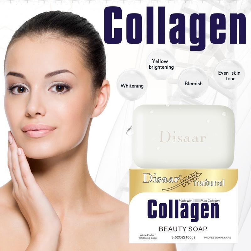 Collagen Milk Handmade Whitening Cleansing Soap,100g Moisturizing ...