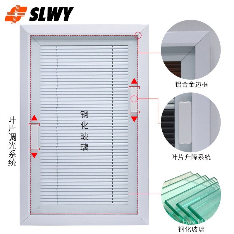 Aluminum Alloy Sunroom Louvre Window Louvre Bathroom Inward Opening ...