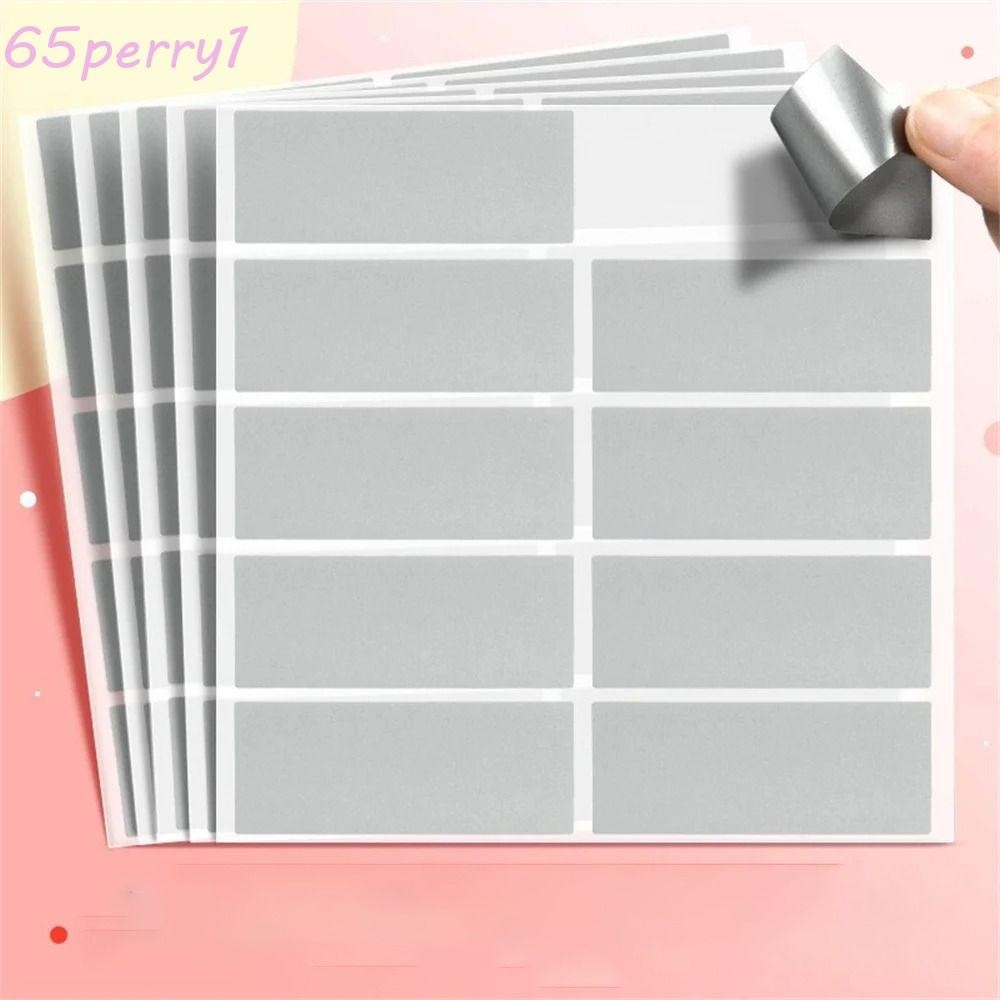 PERRY1 100pcs Scraping Stickers Scratch Cards, Funny Adhesive Scratch ...