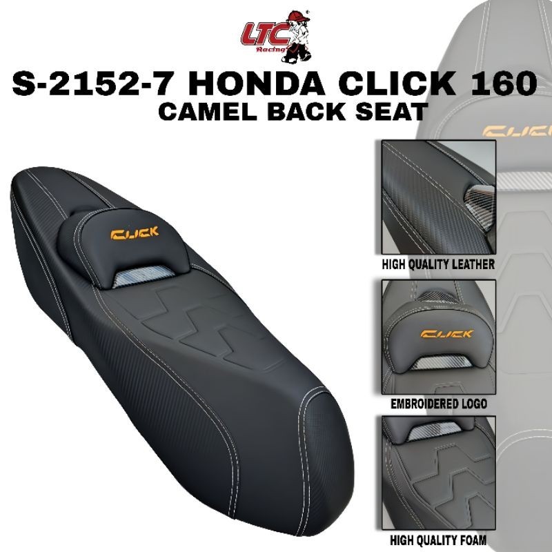Camel Back Seat for Honda Click, Yamaha NMAX V1/V2, Aerox V1, MIO i 125, ADV 150 | Shopee ...