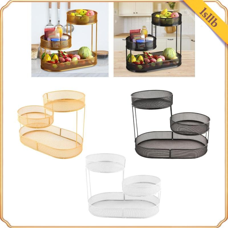 [Lsllb] Countertop Fruit Basket, Holder,3 Tier Iron Fruit Stand ...