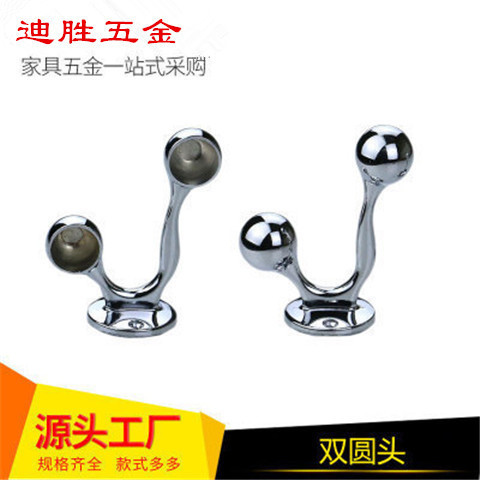 Thick Stainless Double round Pipe Seat Towel Seat Double Head Towel ...