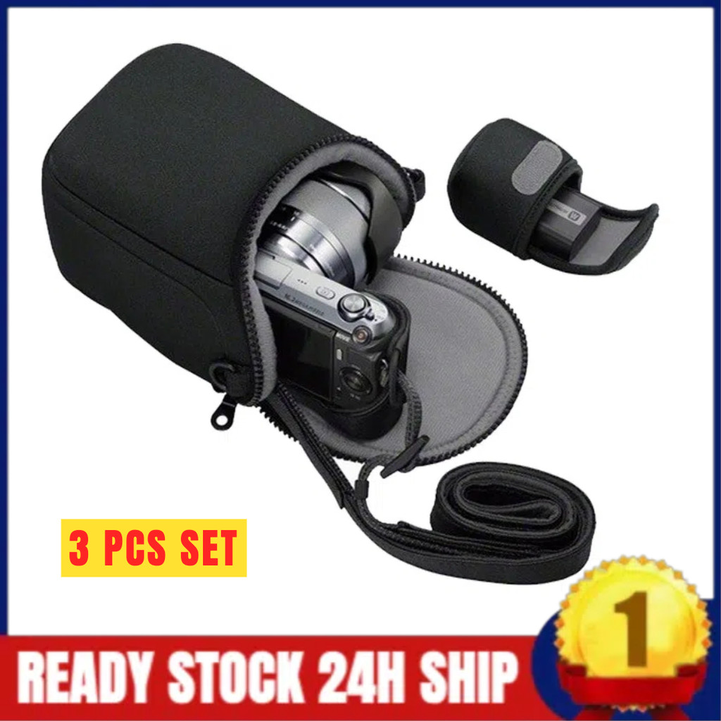 Soft Camera Case Bag Cover for Sony ZVE10 II ZVE10L A6000 A6100 A6300 ...