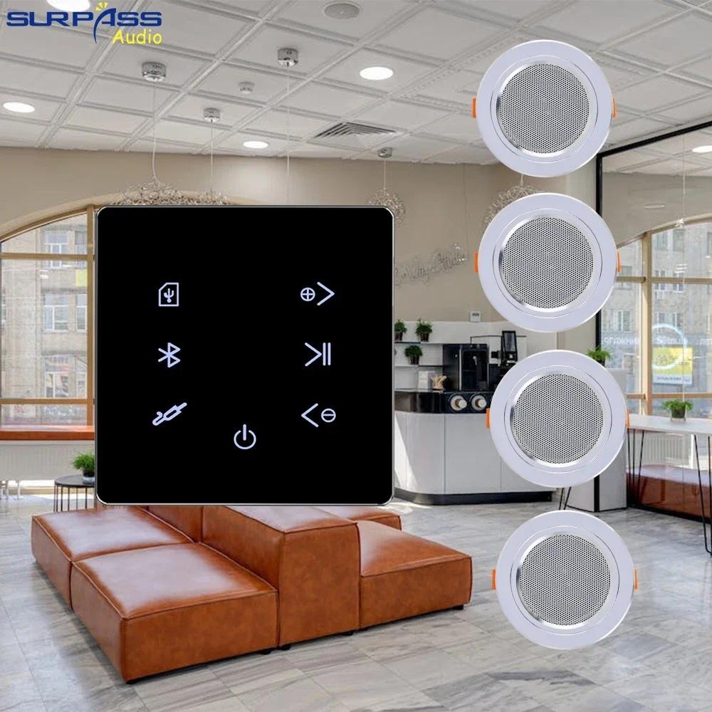 Smart Home Theater Bluetooth Wall Amplifier with Bathroom Ceiling ...