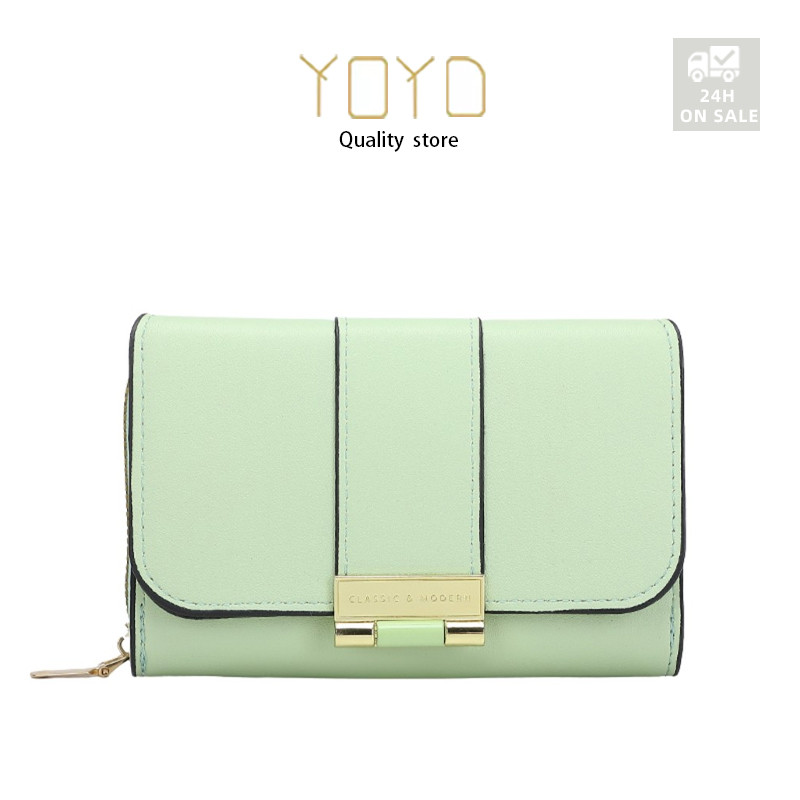 YOYO New Multi-functional Fashion Simple Multi-digit Card Trifold ...