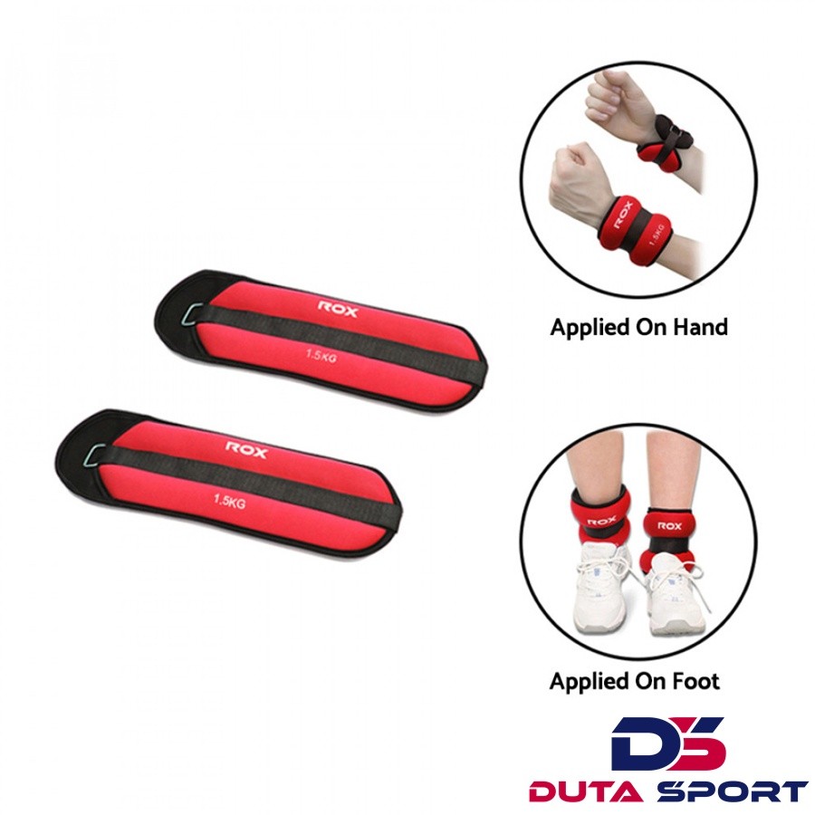 ROX Bending Hand Foot Band Weights 3Kg (2x1.5Kg) | Shopee Philippines