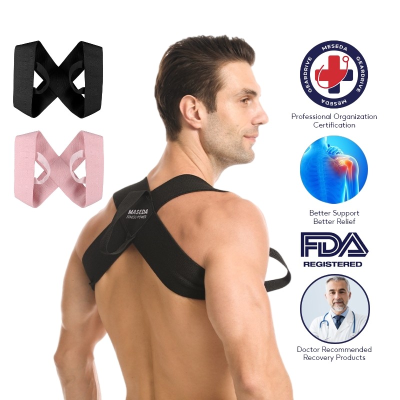 Position corrector, used for upper back support, relieve pain in the ...