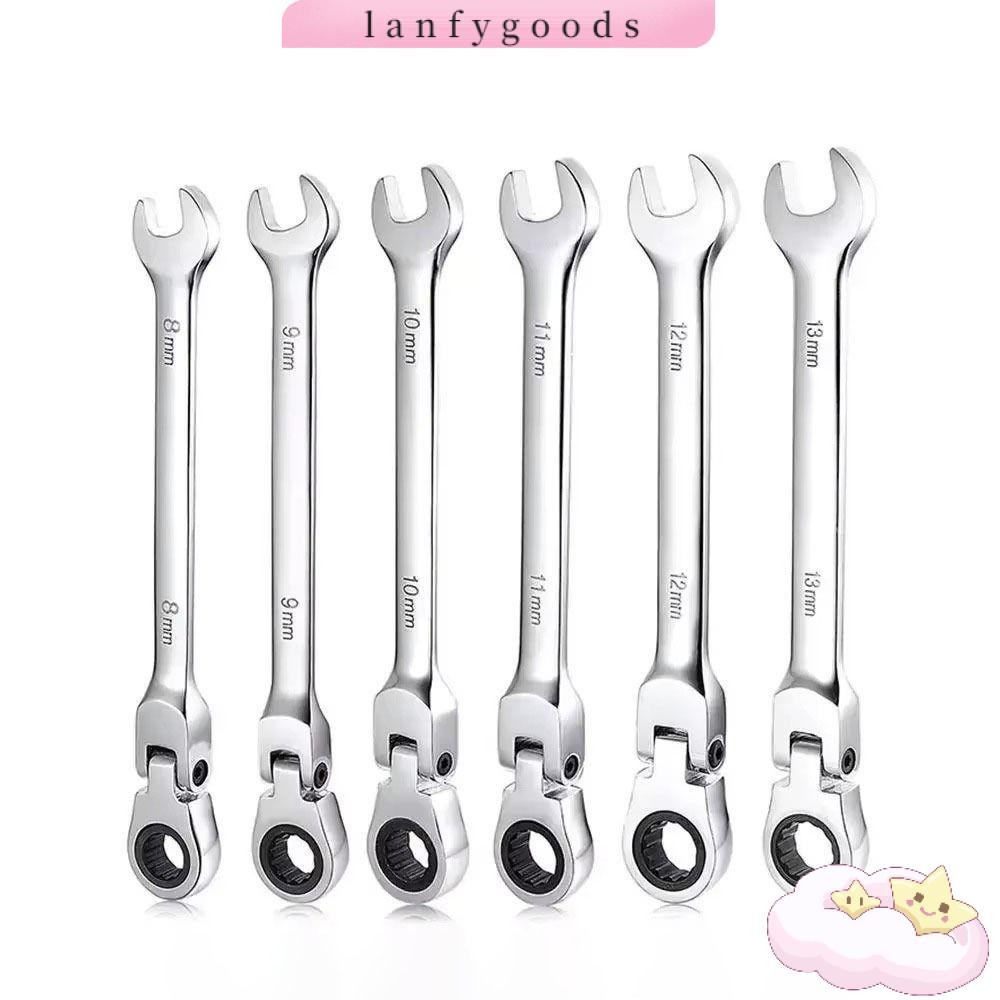 LANFY Dual Heads Ratchet Wrench, 72 Teeth Quick Release Ratcheting ...