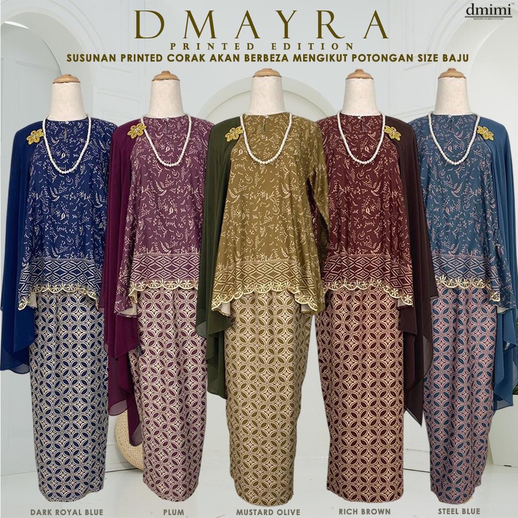 DMIMI Baju Kurung Moden DMAYRA Mini Kurung Batik Moden Premium Dobby ...