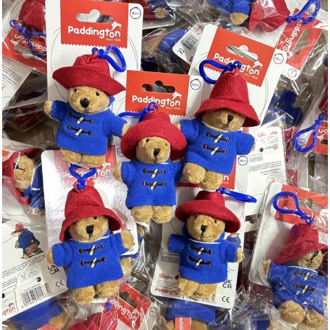 Doll Paddington Bear Plush Toys Keychain Paddington Stuffed Gifts ...